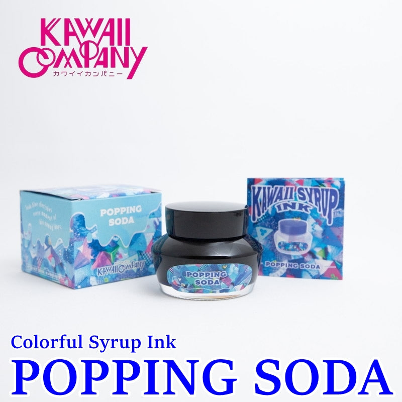 KAWAII COMPANY×NAGASAWA Fountain Pen Ink Colorful Syrup Ink "POPPING S ...